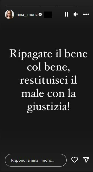 Nina Moric, la dura replica alle frecciate di Fabrizio Corona a Belve ...