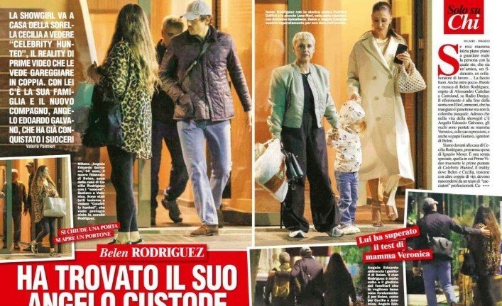 Belen Rodriguez e gli abbracci del nuovo fidanzato Angelo Edoardo ...