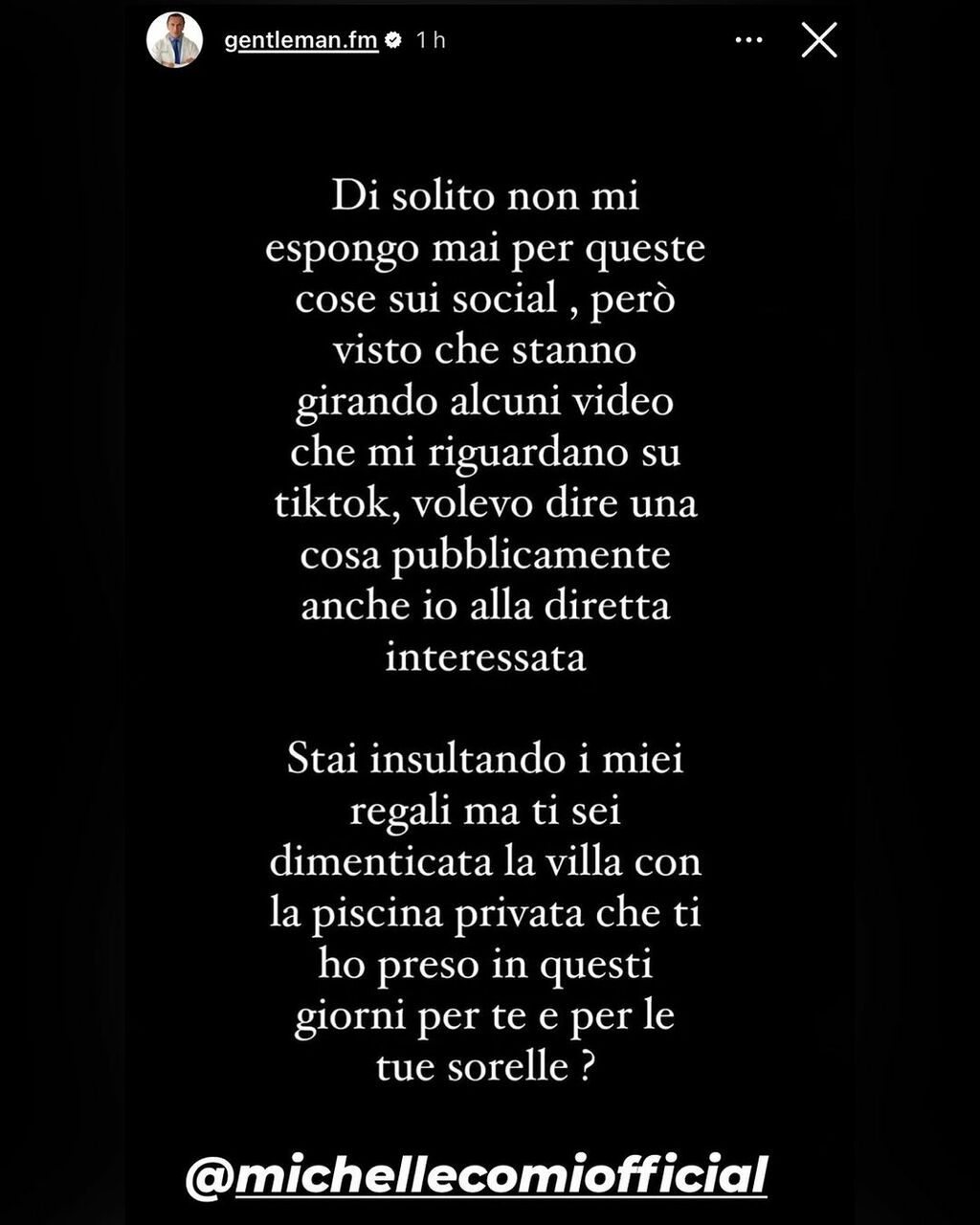 Michelle Comi, lacrime per la lista dei regali extra lusso: «Io volevo ...