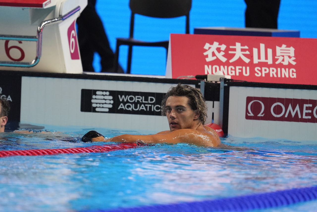 Thomas Ceccon solo bronzo, Nicolò Martinenghi d'argento nei 100 metri ...