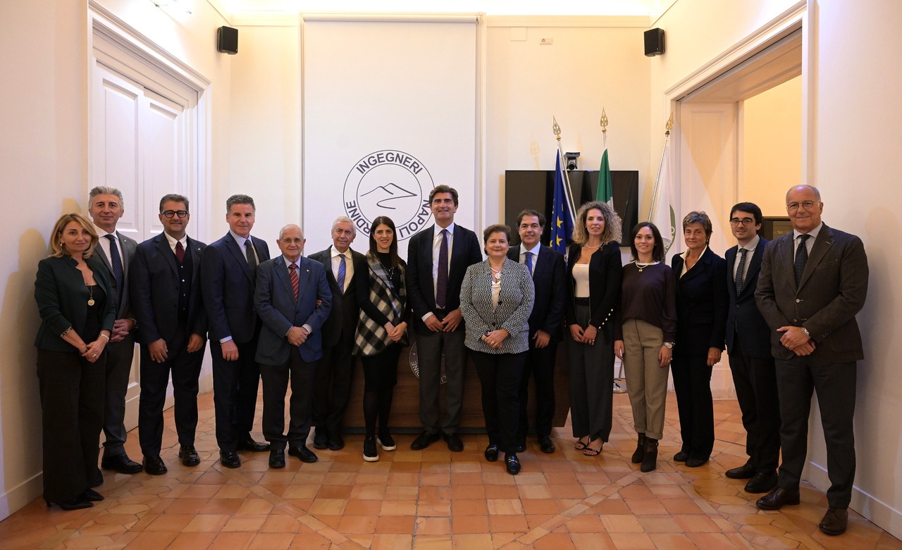Andrea Prota nuovo presidente dell'Ordine degli Ingegneri di Napoli.