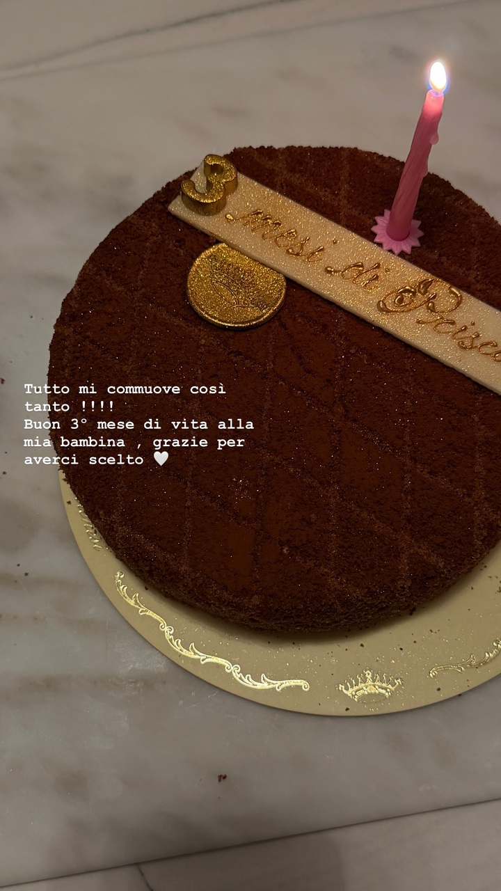 Giulia De Lellis e Tony Effe, la figlia Priscilla compie tre mesi: ecco ...