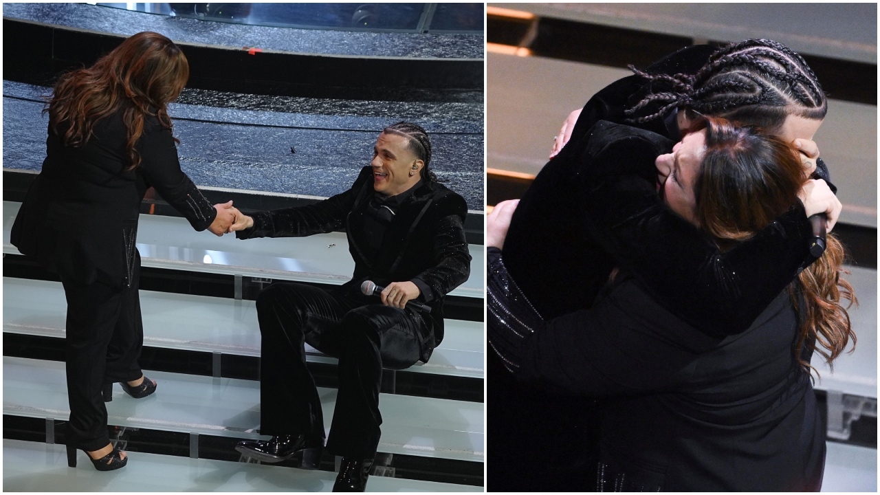 Sanremo celebra le mamme, Sayf e Samurai Jay le portano sul palco ...
