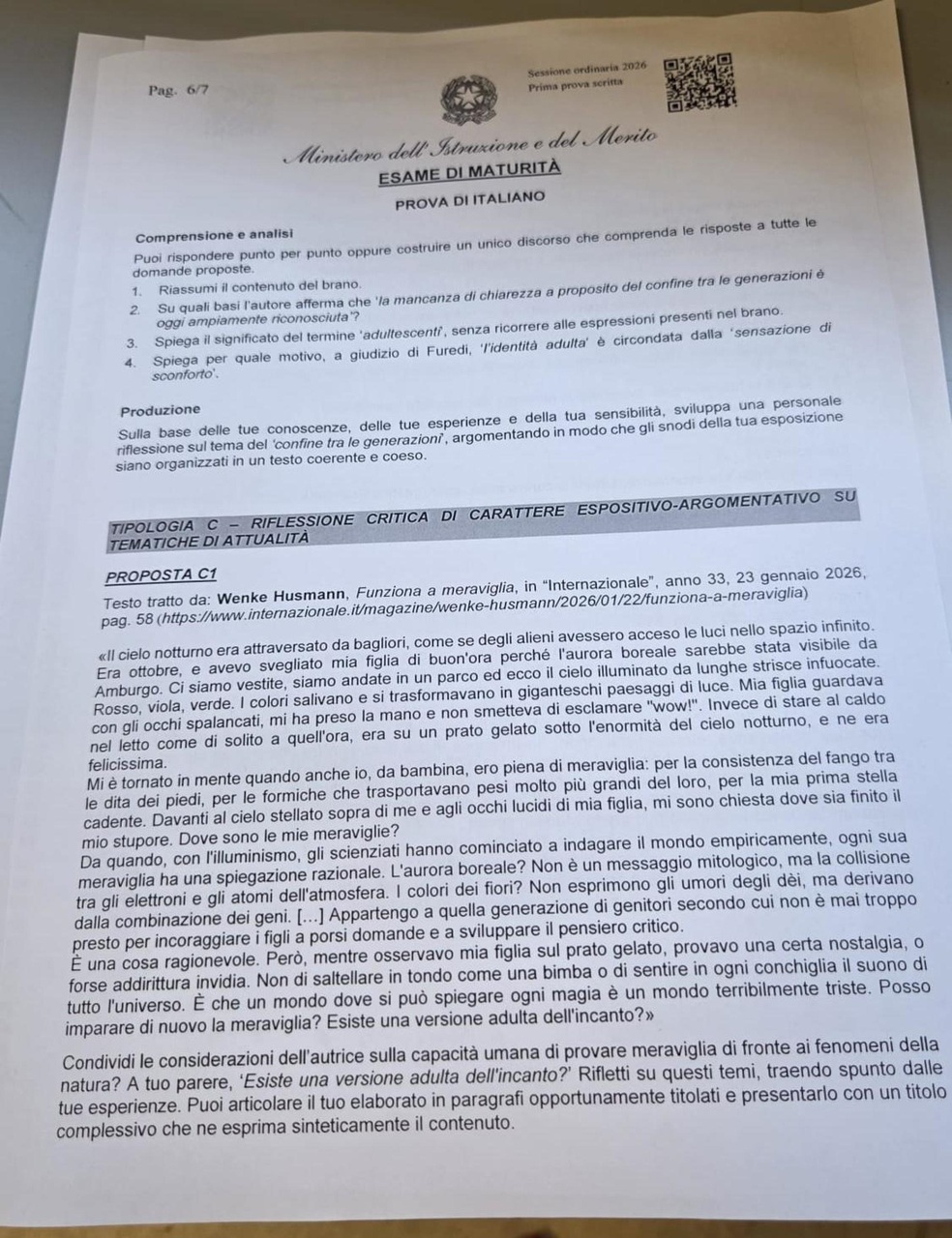 Tracce maturità 2026, la soluzione dell'intelligenza artificiale al ...